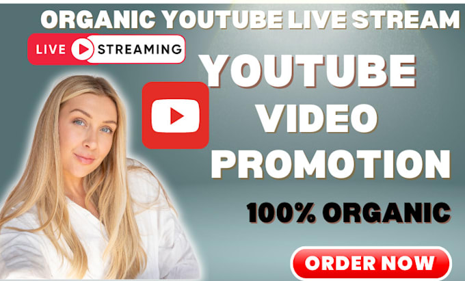 Promote your youtube live stream, game live stream, chatting stream by ...