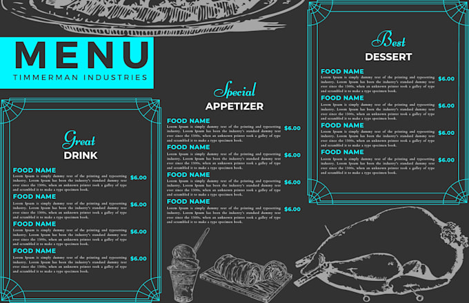 Design animated food menu, bar menu , and menu tv screen by Musfirah ...