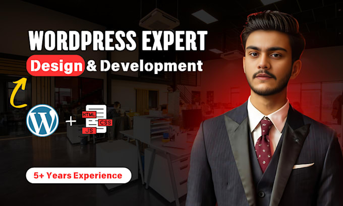 Design, redesign, update, edit, build, clone, copy, or revamp wordpress ...