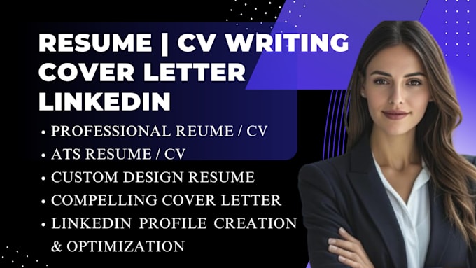 Do professional resume writing, cover letter and linkedin optimization ...