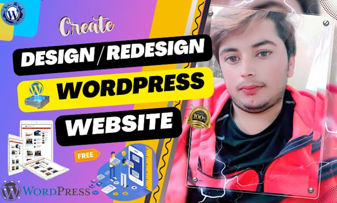 Design or redesign a professional responsive wordpress website for your business by Hasnainali ...