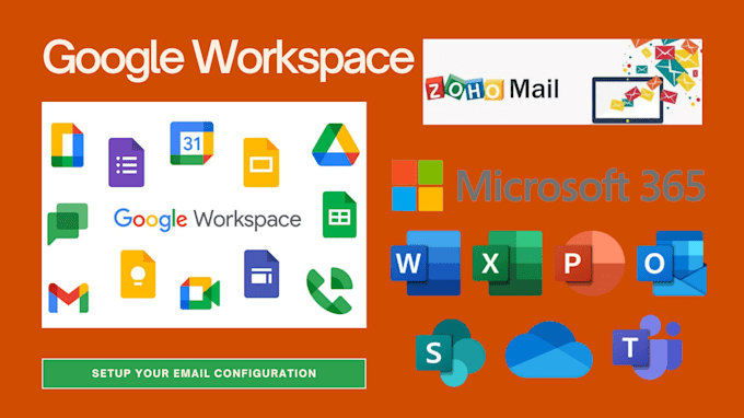 Setup google workspace, office365, g suite, email migration, zoho mail by Jonathan_olay | Fiverr