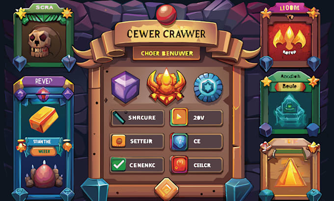 Create 2d icon, objects, assets and ui for your game by Jazzie_works ...