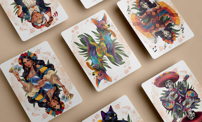 Design custom poker cards and playing cards by Sagestudio108 | Fiverr