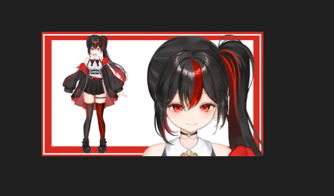 Draw and rig 2d vtuber model, live2d vtuber model, 2d rigging, vtuber ...