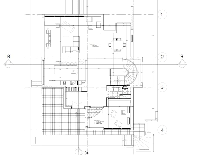 2d plan and section drawings by Smhvrgn | Fiverr
