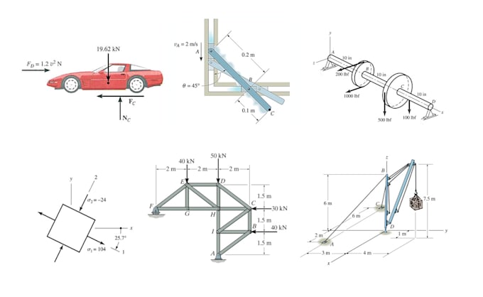 Tutor engineering statics, dynamics, mechanics of materials, machine ...