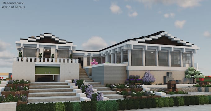 Build modern projects in minecraft by Rencen_ | Fiverr