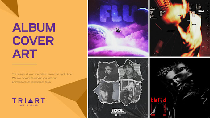 Design your album cover art by Triart_creative | Fiverr