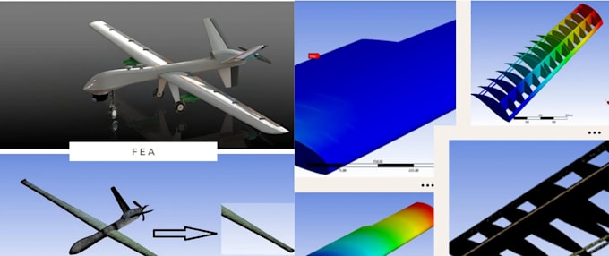 Do fea analysis of aircrafts and drones using ansys and abaqus by Faiza ...