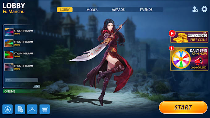 Design 2d 3d game ui ux for you i believe in quality work by Muhammadatif372 | Fiverr