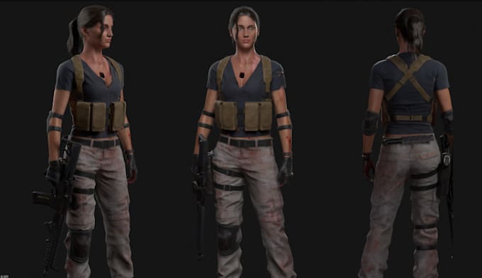 Polycount 3d modular, game uv mapping, animaze model, 3d asset realistic texture by Mhikabella ...