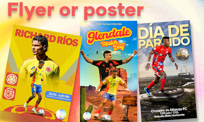 Create sports and advertising flyers by Josed_pineda | Fiverr