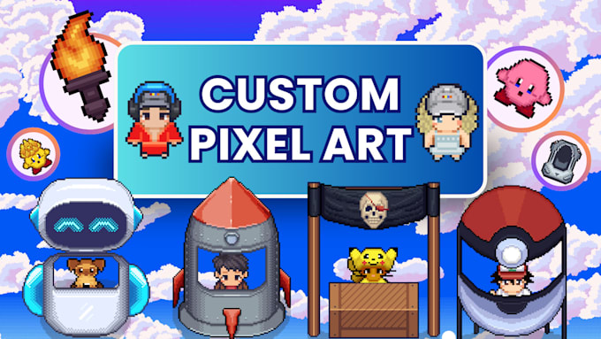Create a custom pixel art character or a sprite sheet by Yana_zolot ...