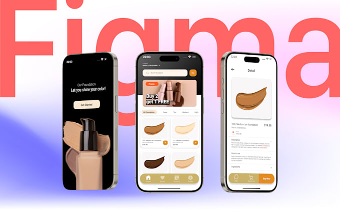 Make you say wow with ux ui app design in figma by Kimngan18 | Fiverr