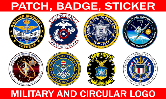 Design patch, badge, sticker, military, label, army, tactical and ...