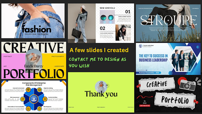 Design professional and stunning powerpoint presentation by Ishanshammi | Fiverr