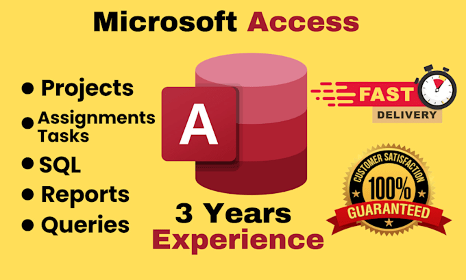 Do any task related to ms access by Kashif0tech | Fiverr