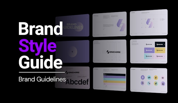 Create brand style guide, brand book, brand identity, and brand guidelines