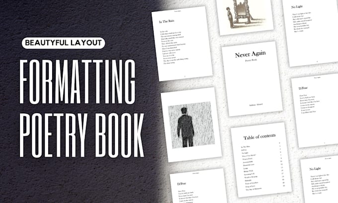 Do poetry book formatting and layout design for both ebook and print by ...