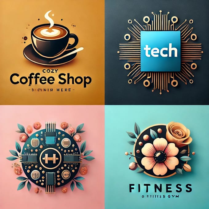 Professional branding logo thumbnails card design by Khadijaarroma | Fiverr