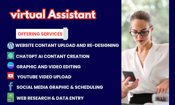 Be your personal full time virtual assistant by Maryamsohail02 | Fiverr