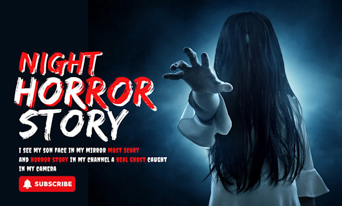 Design a horror clickbait youtube thumbnail by Muhammadmaha293 | Fiverr