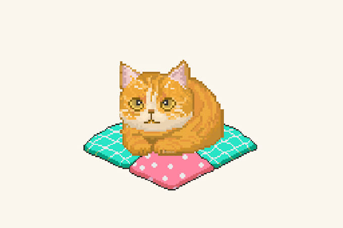 Create pixel art pet or animal for you by Annieacat | Fiverr