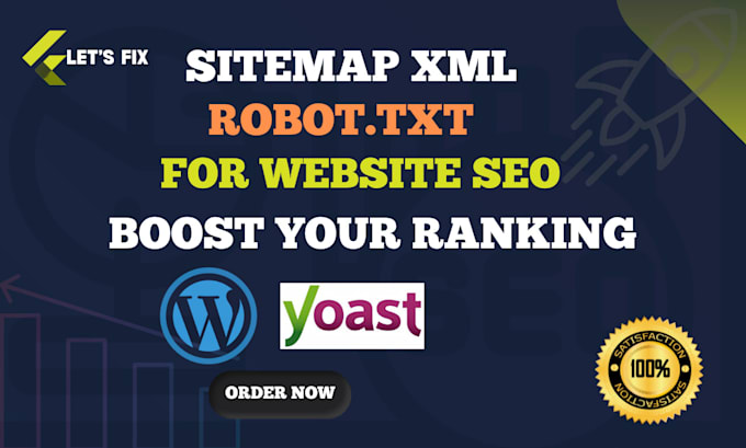 Create optimize xml sitemap and robot txt for website seo by Fatima_ali34 | Fiverr