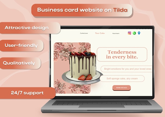 Web site design on tilda by Ttttaiwan2 | Fiverr