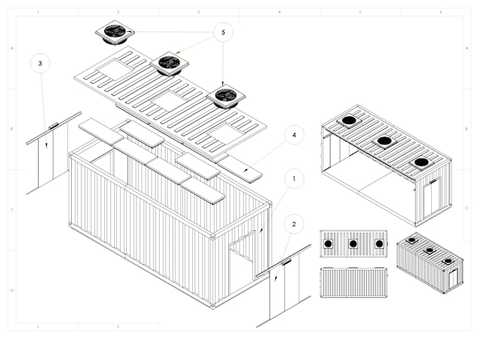 Draw product technical drawing, line art illustration by Ahzaidii | Fiverr