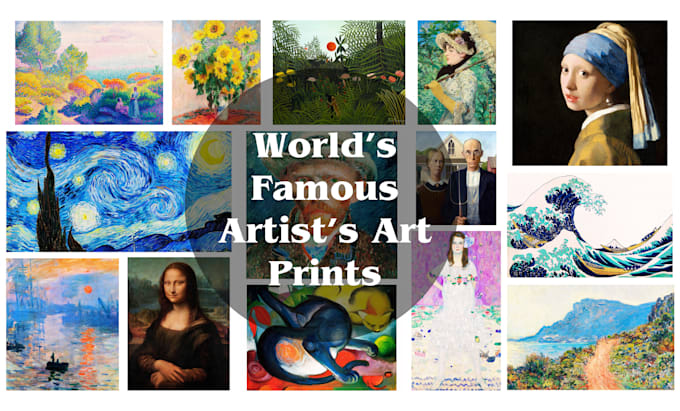 Provide 1000 plus museum grade art prints of iconic masterpieces by ...