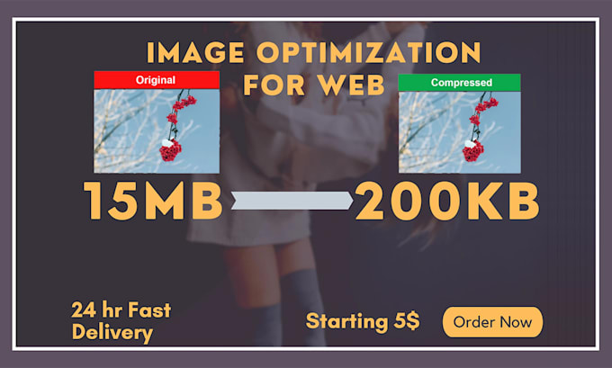 Enhance, compress images and optimize images for web by Webanalyzerr | Fiverr