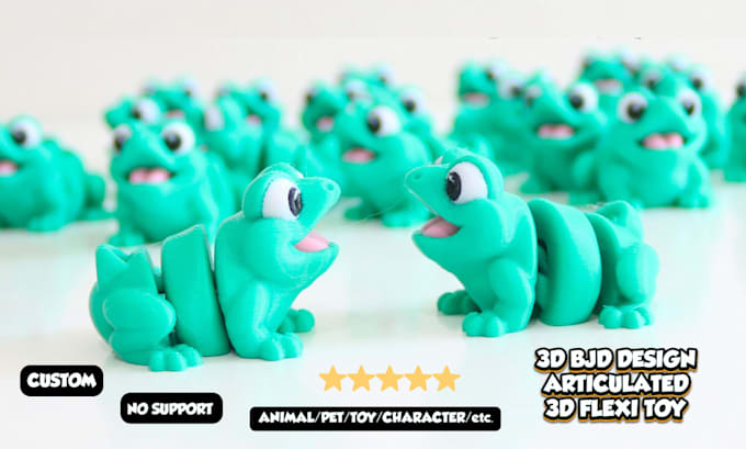 Sculpt 3d bjd model, articulated 3d bjd toy, 3d flexi toy, 3d bjd, stl ...