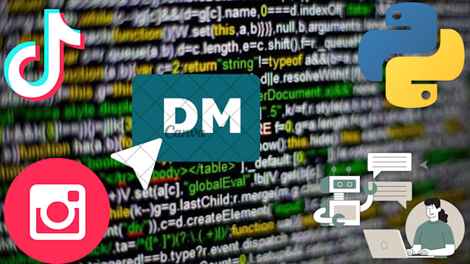 Create Tiktok Bot Youtube Bot Mass Dm Bot Instagram Api Bot With Python By Profipytho Fiverr