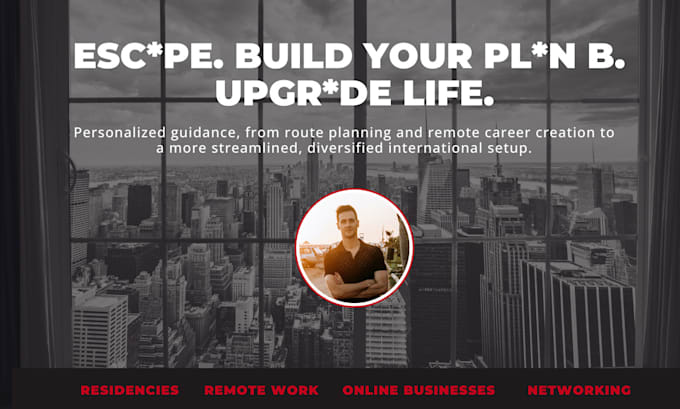 Help you find remote work, become a digital nomad, or create your plan b by Mrflaneur | Fiverr