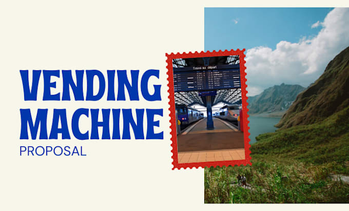 Vending machine business plan, business proposal by Marvelweb01 | Fiverr