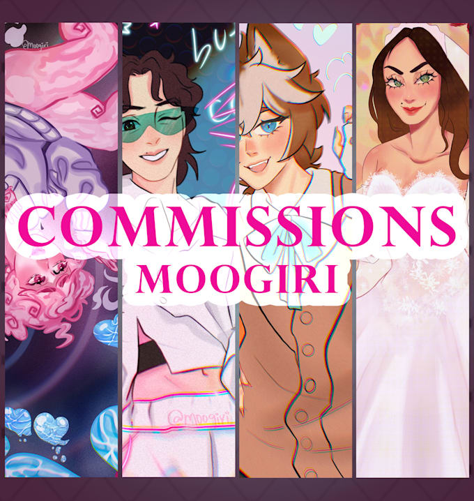 Draw original art commissions by Moogiri_ | Fiverr