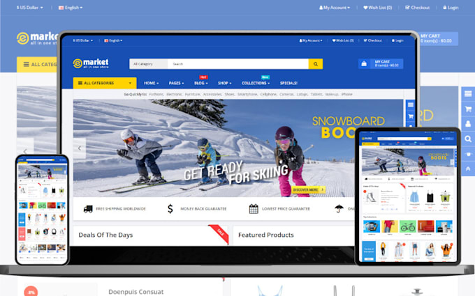 Design multivendor ecommerce store multi vendor woocommerce marketplace ...
