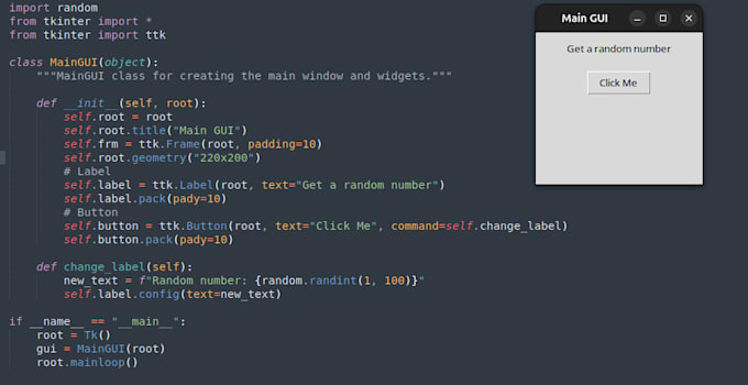 Create a prototype python app by Akanedev | Fiverr