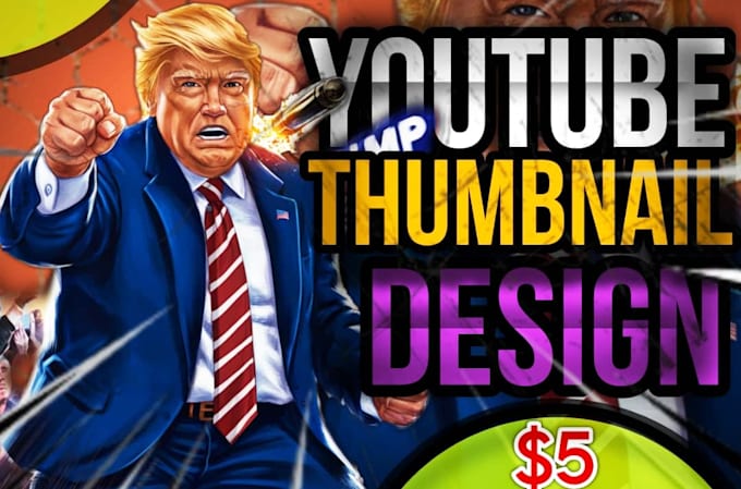 Create youtube thumbnail with amazing quality in 2 hours or any drawing ...