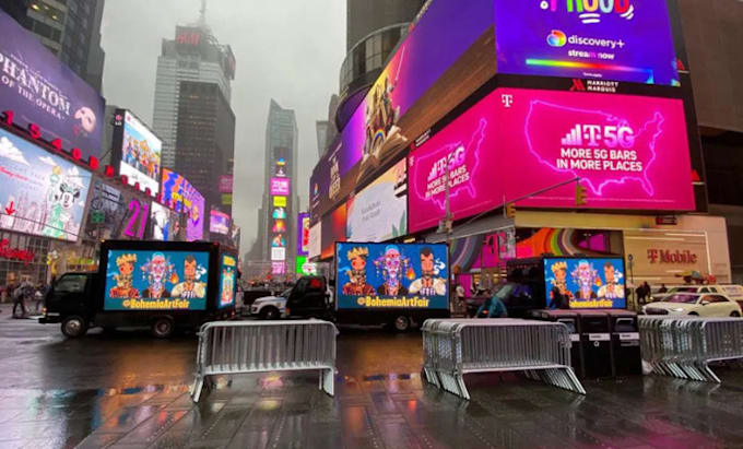 Do 3d anamorphic design, led screen, display billboard animation,cgi ...