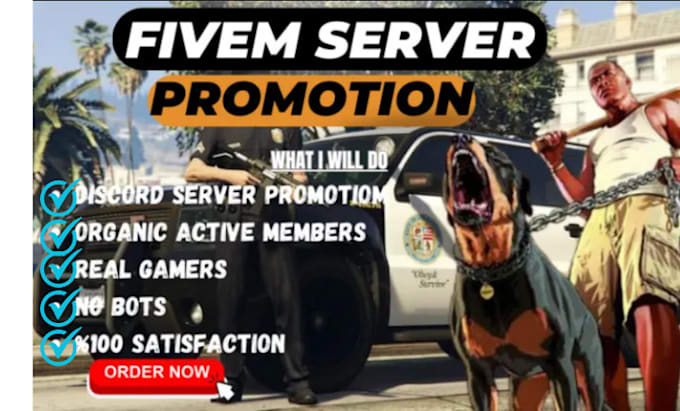 Do fivem server promotion, discord server promotion, fivem server ...