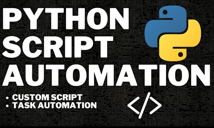 Create a custom python script automation by Sofwaresolution | Fiverr