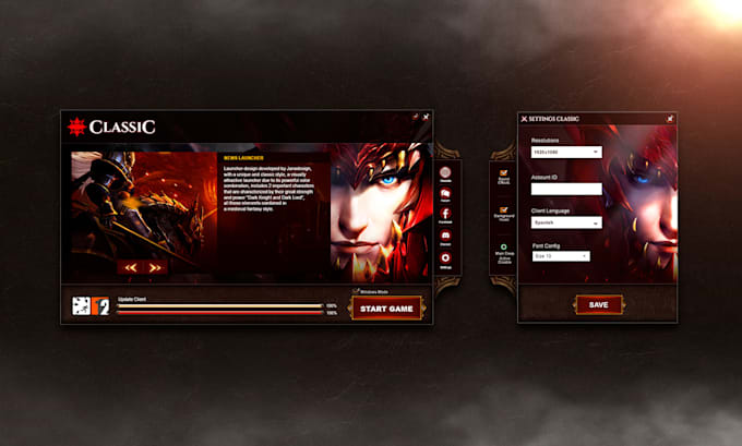 Design the launcher for your game by Janodesigner | Fiverr