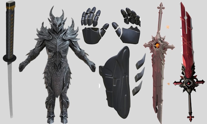Créer une armure 3d, un cosplay 3d, un chevalier, une armure de science ...
