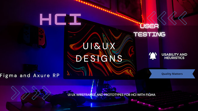 Innovate ui ux wireframes and prototypes for hci with figma and axure rp by Muhamad_hasan13 | Fiverr