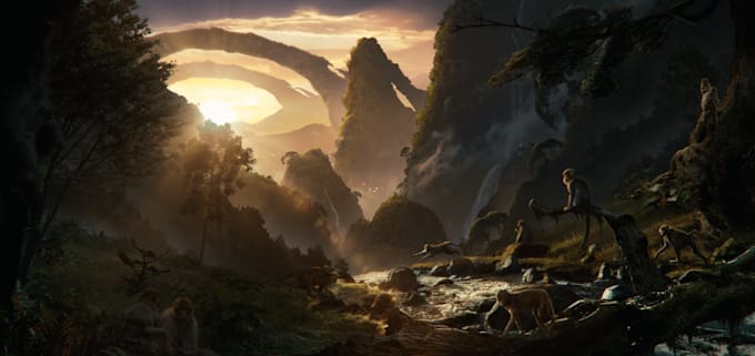 Do magnificent environment concept art for your video games by Danrod94 ...