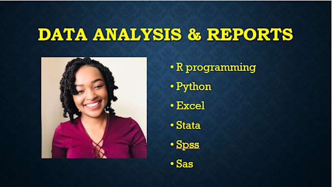 Do Data Analysis Projects And Reports Code In Python Stata R Sas Excel Spss By Rikertutor