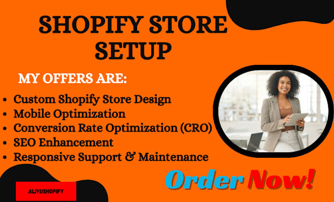 Setup a dropshipping store, ecommerce platforms, shopify account design by Aliyushopify | Fiverr